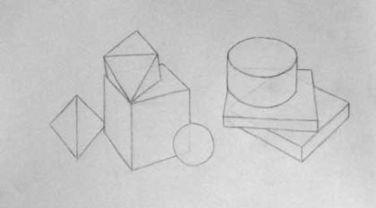 Geometric Shape Sketch - Drawing Skill