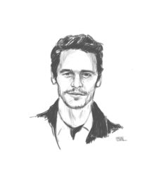 James Franco Beautiful Image Drawing - Drawing Skill