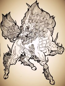 Japanese Kirin Art - Drawing Skill