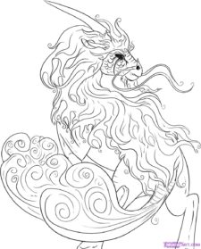 Japanese Kirin Realistic Drawing - Drawing Skill