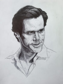 Jim Carrey Pic Drawing - Drawing Skill