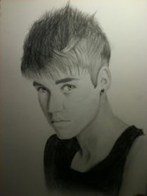 Justin Bieber Realistic Drawing - Drawing Skill