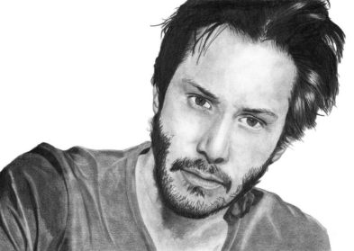 Keanu Reeves Drawing - Drawing Skill