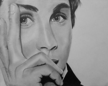 Logan Lerman Art - Drawing Skill