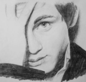 Logan Lerman Drawing - Drawing Skill