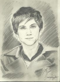 Logan Lerman Pic Drawing - Drawing Skill
