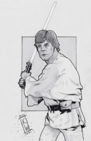 Luke Skywalker Art - Drawing Skill