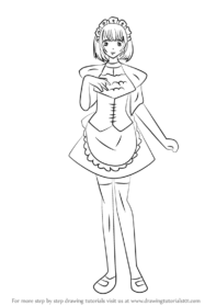 Maid Sketch - Drawing Skill