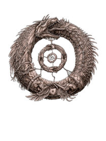 Ouroboros Beautiful Image Drawing - Drawing Skill