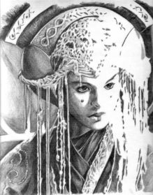 Padme Amidala Drawing Photo - Drawing Skill