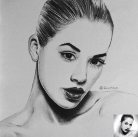 Rita Ora Drawing Pic - Drawing Skill