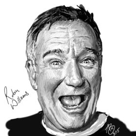 Robin Williams Amazing Drawing - Drawing Skill