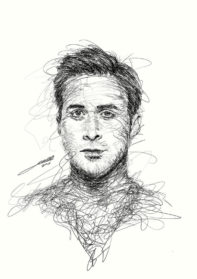 Ryan Gosling Art - Drawing Skill