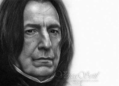 Severus Snape Photo Drawing - Drawing Skill