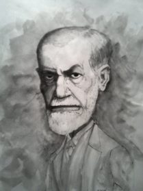 Sigmund Freud Amazing Drawing - Drawing Skill