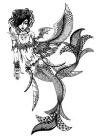 Siren Realistic Drawing - Drawing Skill