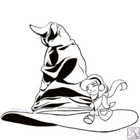 Sorting Hat Drawing Pic - Drawing Skill