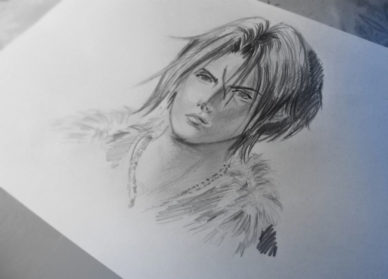 Squall Leonhart Drawing - Drawing Skill