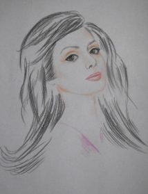 Sridevi Drawing Pic - Drawing Skill