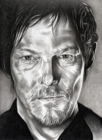 The Walking Dead Image Drawing - Drawing Skill