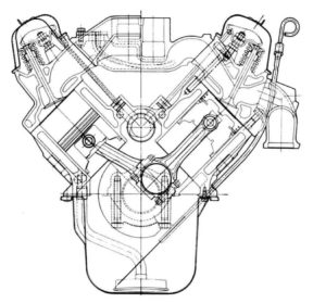 V8 Engine Drawing Pic - Drawing Skill
