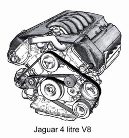 V8 Engine Picture Drawing - Drawing Skill