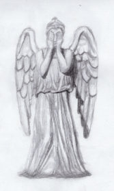 Weeping Angel Picture Drawing - Drawing Skill