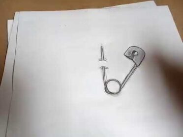 3D Pin Drawing - Drawing Skill