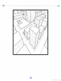 3rd Point Perspective Drawing Photo - Drawing Skill