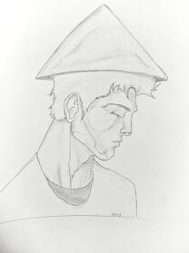 Aesthetic Boy Drawing Beautiful Image - Drawing Skill