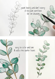 Aesthetic Plant Art Drawing - Drawing Skill