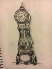 Clock Drawing Realistic - Drawing Skill
