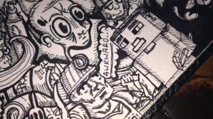 Collage Drawing Sketch - Drawing Skill