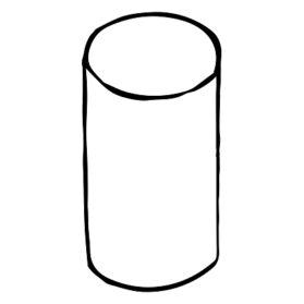 Cylinder Drawing Image - Drawing Skill