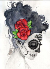 Day The Dead Drawing High-Quality - Drawing Skill