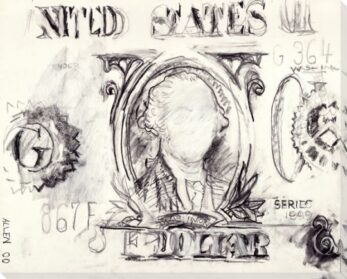Dollar Bill Drawing Picture - Drawing Skill