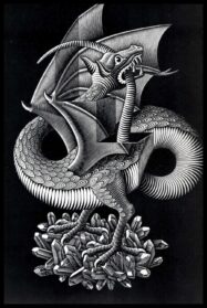 Escher Drawing Beautiful Art - Drawing Skill