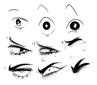 Eye Reference Drawing High-Quality - Drawing Skill