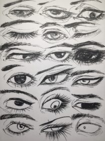 Eye Reference Drawing Image - Drawing Skill
