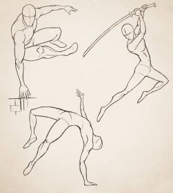 Action Pose Drawing Amazing - Drawing Skill