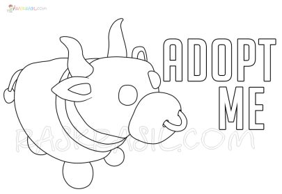 Adopt Me Drawing Sketch - Drawing Skill