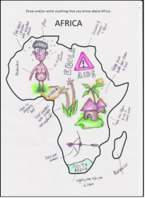 Africa Drawing Art - Drawing Skill