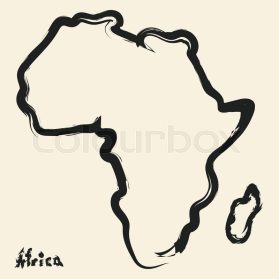 Africa Drawing Picture - Drawing Skill