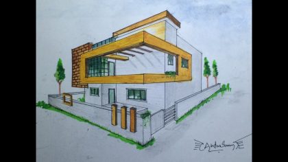 Architect Drawing Sketch - Drawing Skill