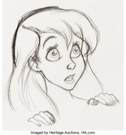 Ariel Drawing Picture - Drawing Skill