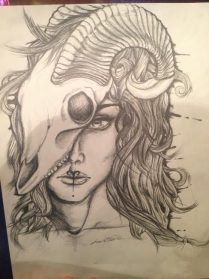 Aries Drawing Pic - Drawing Skill