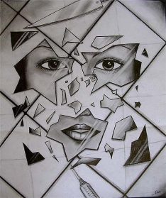 Broken Drawing Pictures - Drawing Skill