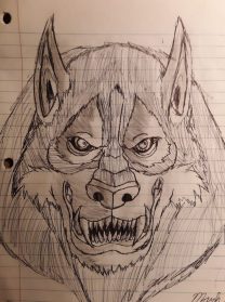 Cartoon Werewolf Drawing Art - Drawing Skill