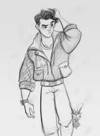 Character Drawing Beautiful Art - Drawing Skill