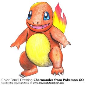 Charmander Best Drawing - Drawing Skill